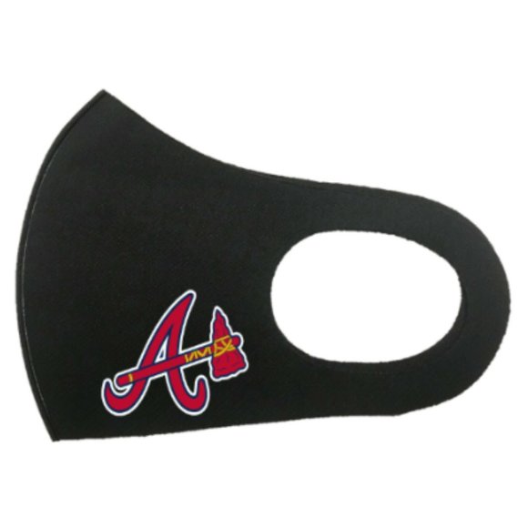 Handmade | Accessories | Atlanta Braves Face Mask Washable Reusable ...
